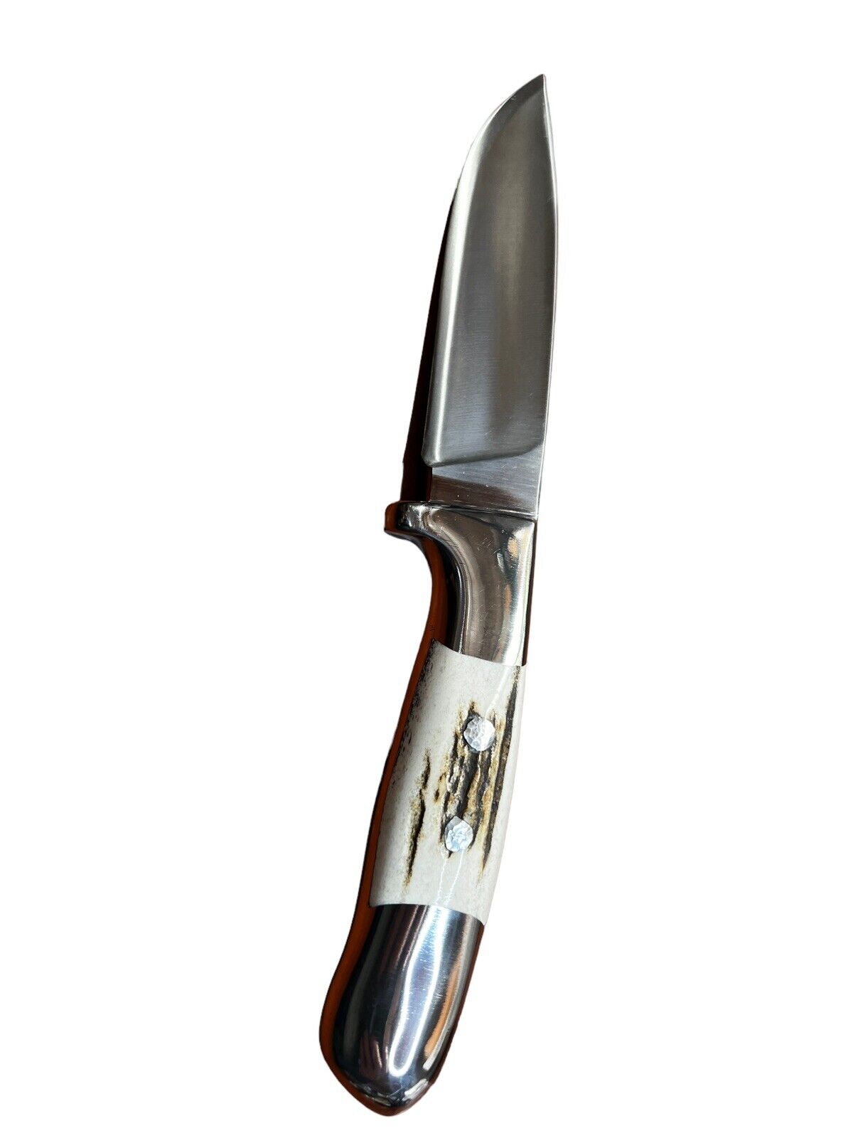 Fixed Blade Ruana Knife 95AD 4 1/4" Drop Point Sticker, Sheath/Zipper C ...