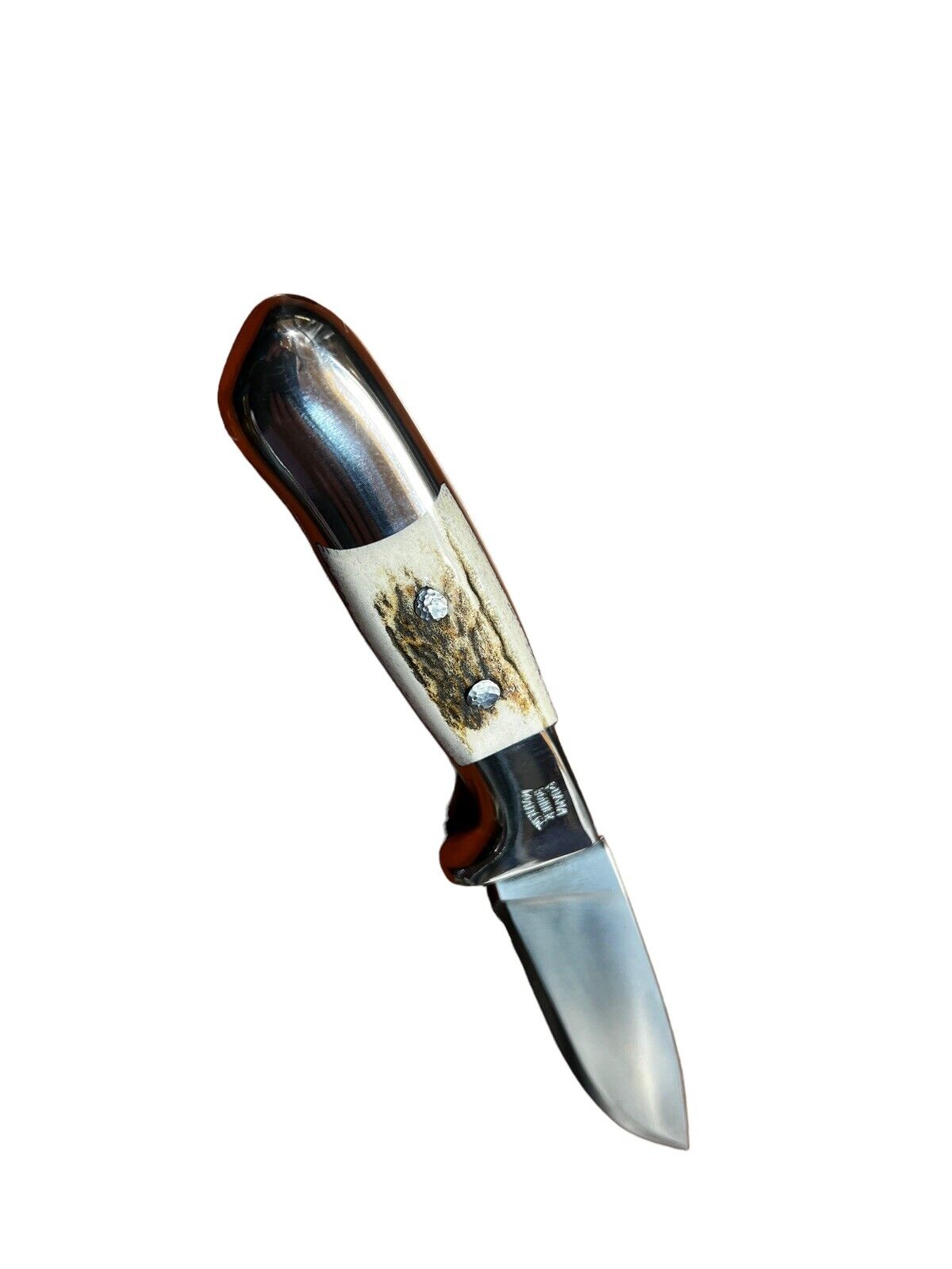 Fixed Blade Ruana Knife 95AD 4 1/4" Drop Point Sticker, Sheath/Zipper C ...