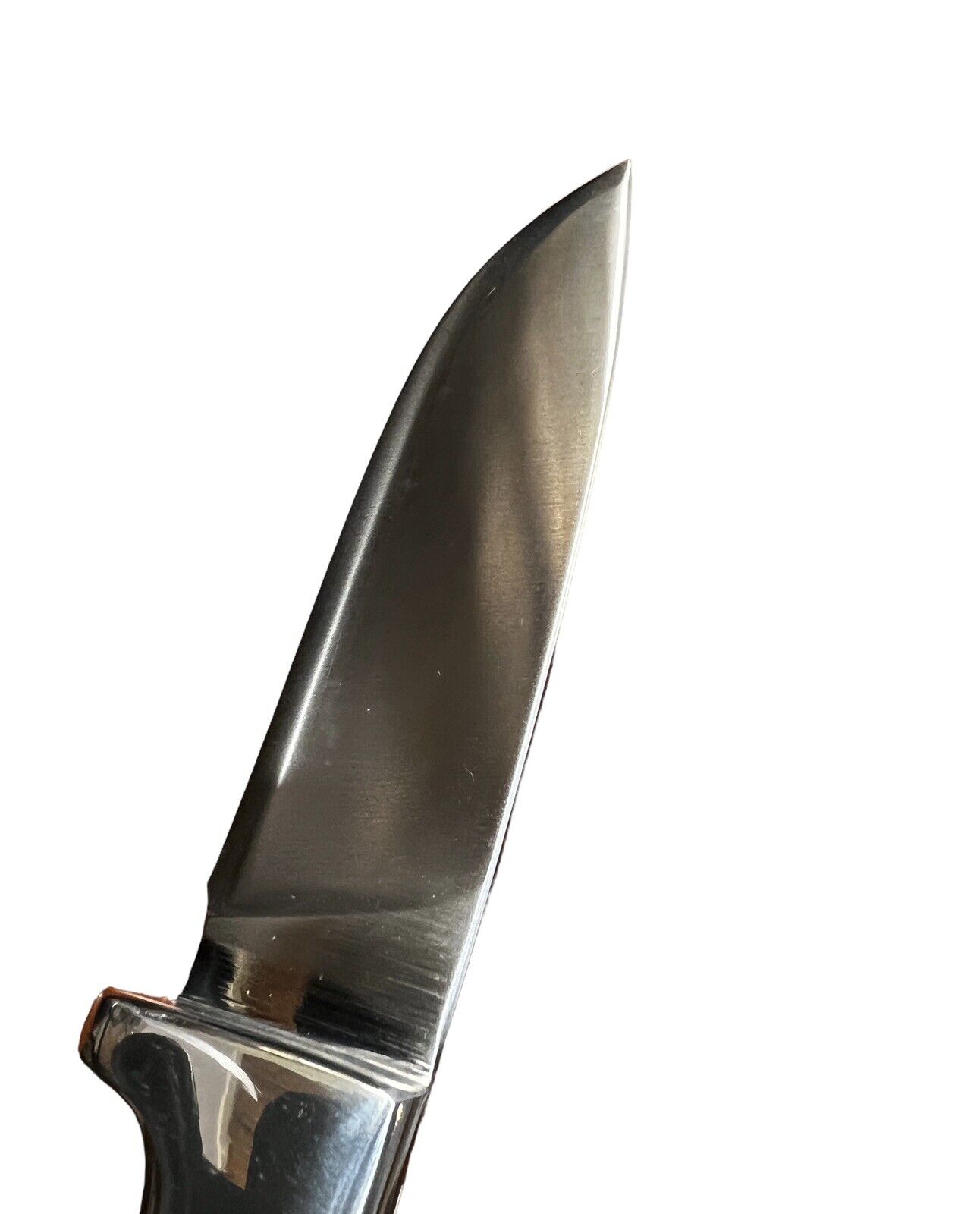 Fixed Blade Ruana Knife 95AD 4 1/4" Drop Point Sticker, Sheath/Zipper C ...