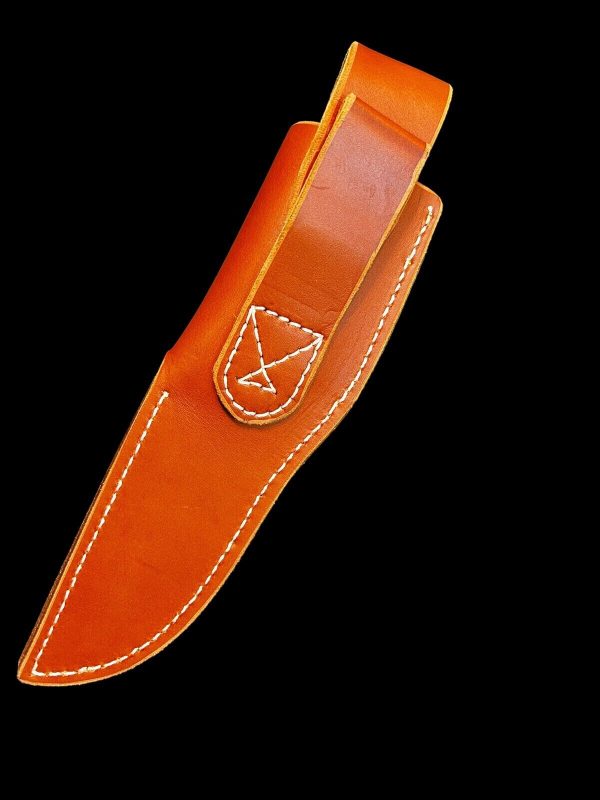 Fixed Blade Ruana Knives 21A 5" Sticker Jimped with Sheath/Zipper Case ...