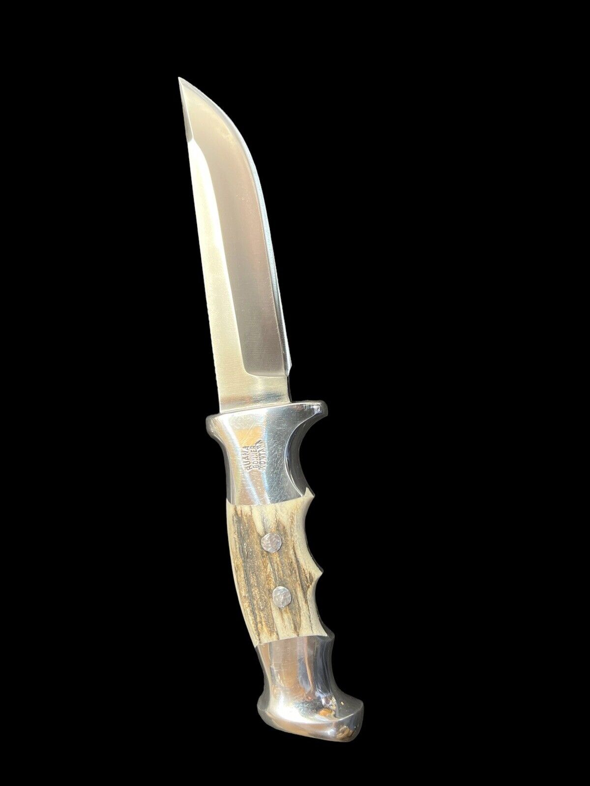 Fixed Blade Ruana Knives 21A 5" Sticker Jimped with Sheath/Zipper Case ...