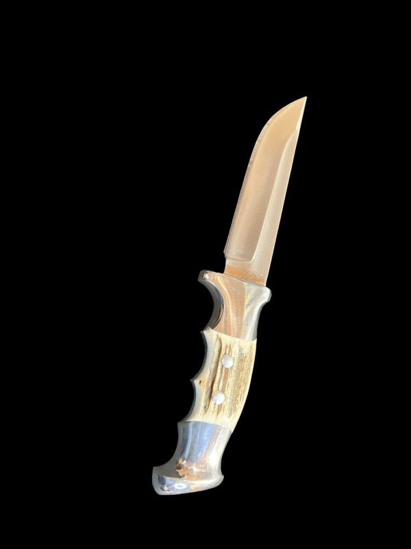 Fixed Blade Ruana Knives 21A 5" Sticker Jimped with Sheath/Zipper Case ...