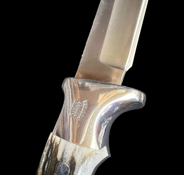 Fixed Blade Ruana Knives 21A 5" Sticker Jimped with Sheath/Zipper Case ...