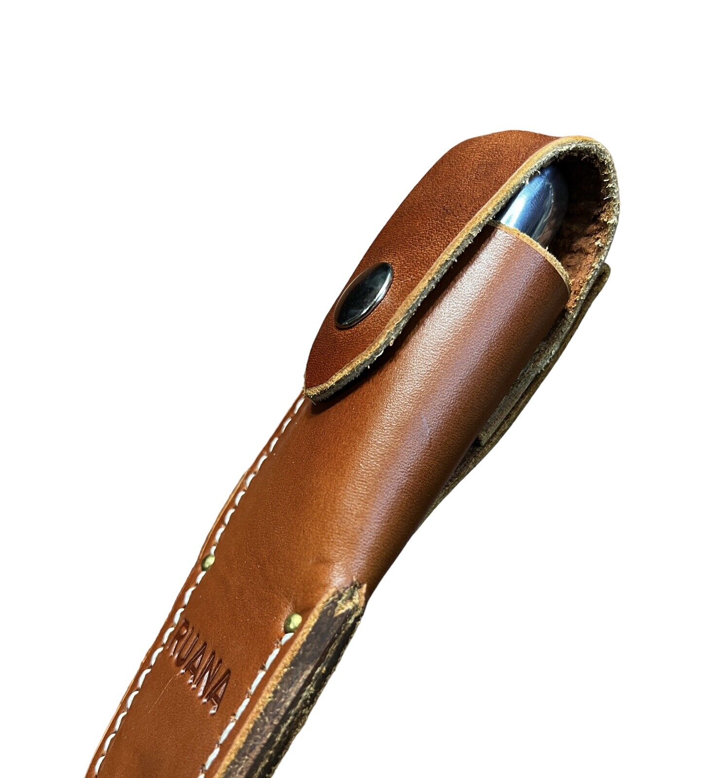 Fixed Blade Ruana Knife 10B 3 1/2" Drop Point Skinner & Sheath/Zipper C ...